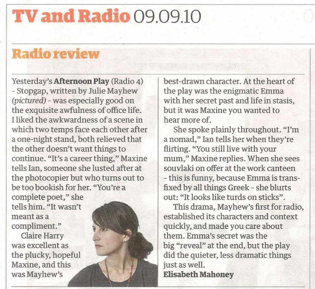 Julie Mayhew » Stopgap