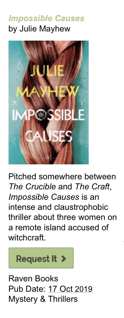 Julie Mayhew » Impossible Causes